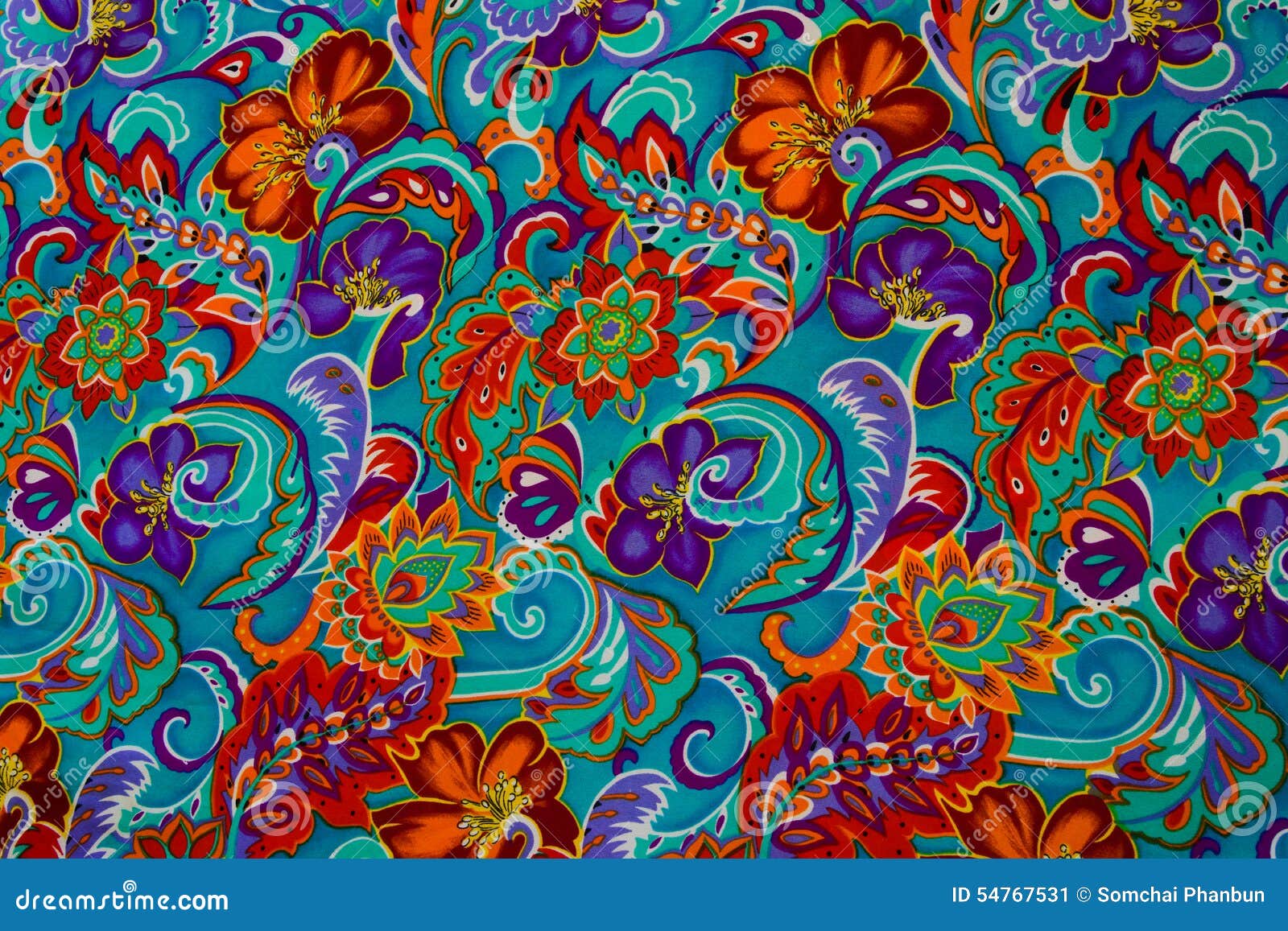 Modern Stylish Texture. the Flower Cotton Chintz Stock Image - Image of ...