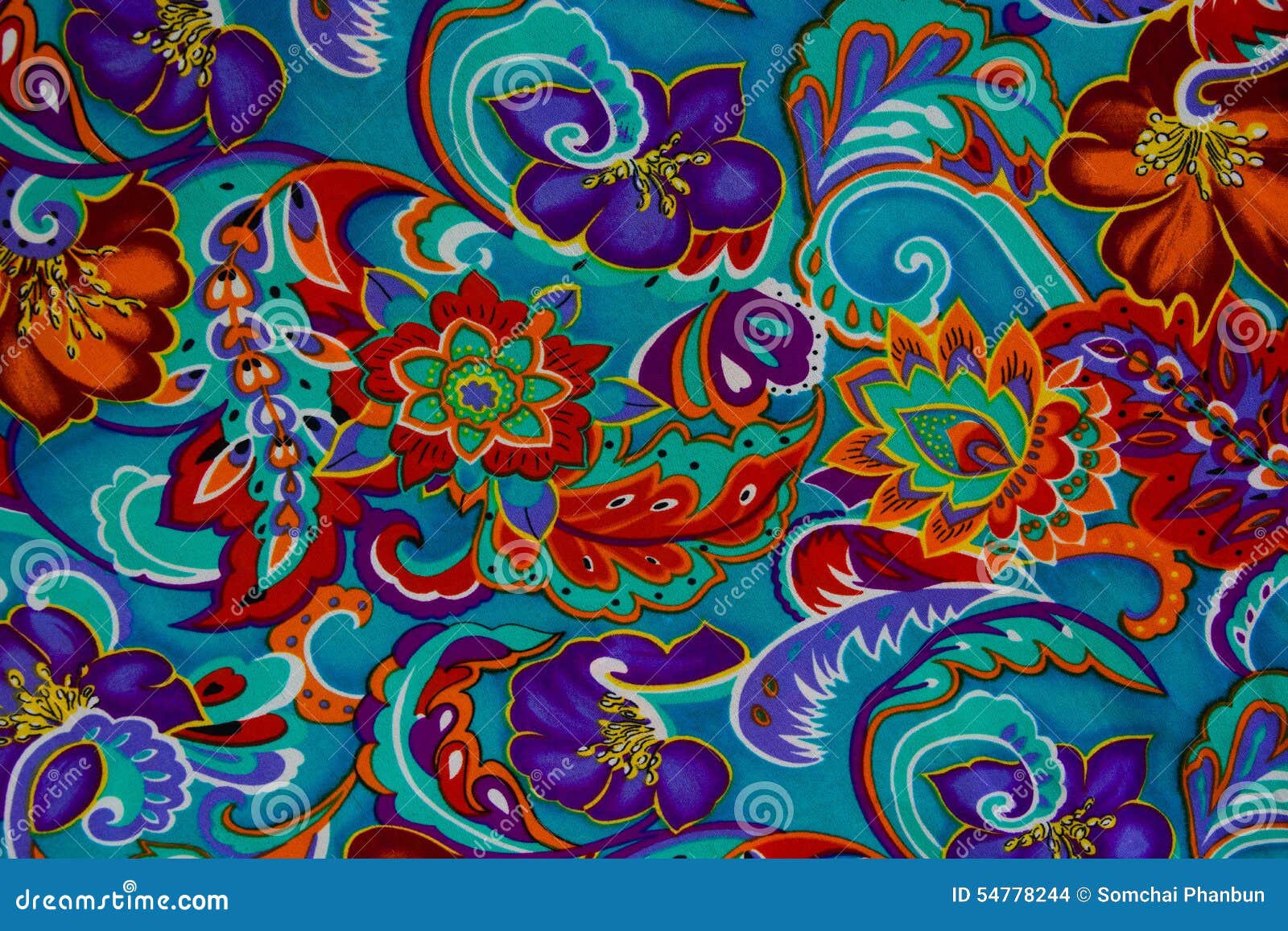 Modern Stylish Texture. the Flower Cotton Chintz Stock Photo - Image of ...