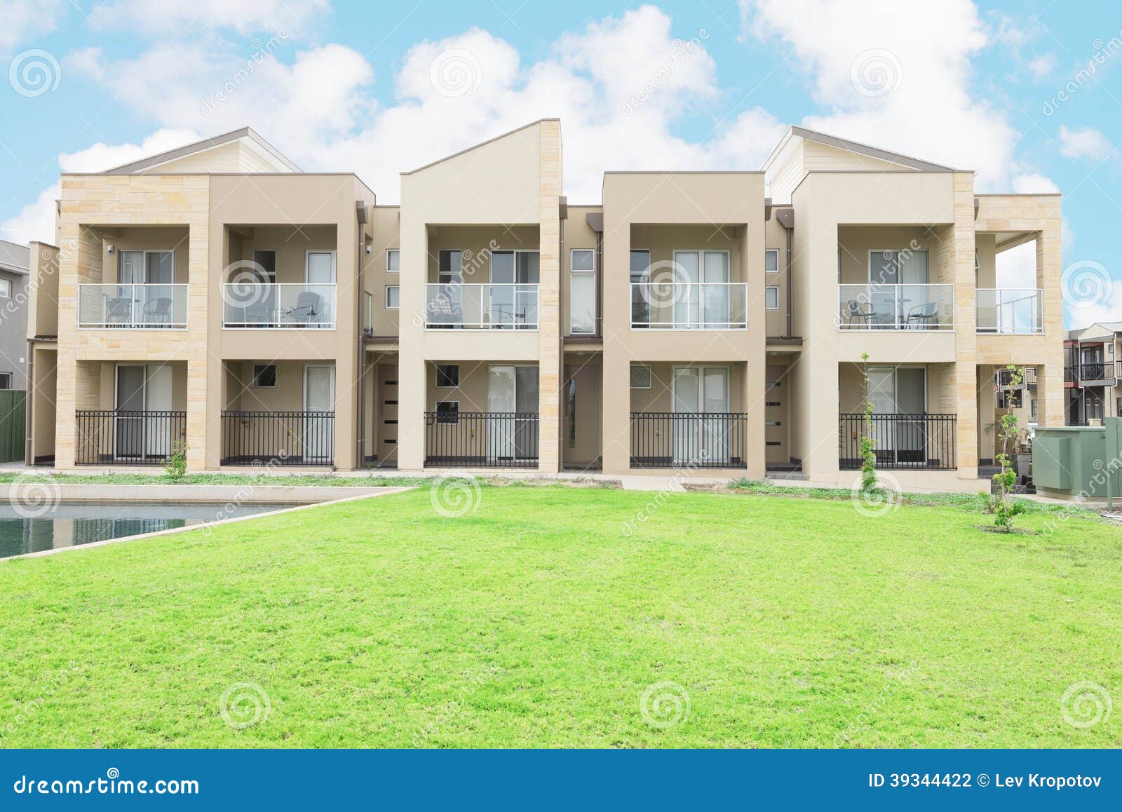 Modern Suburban House stock photo. Image of residential - 39344422