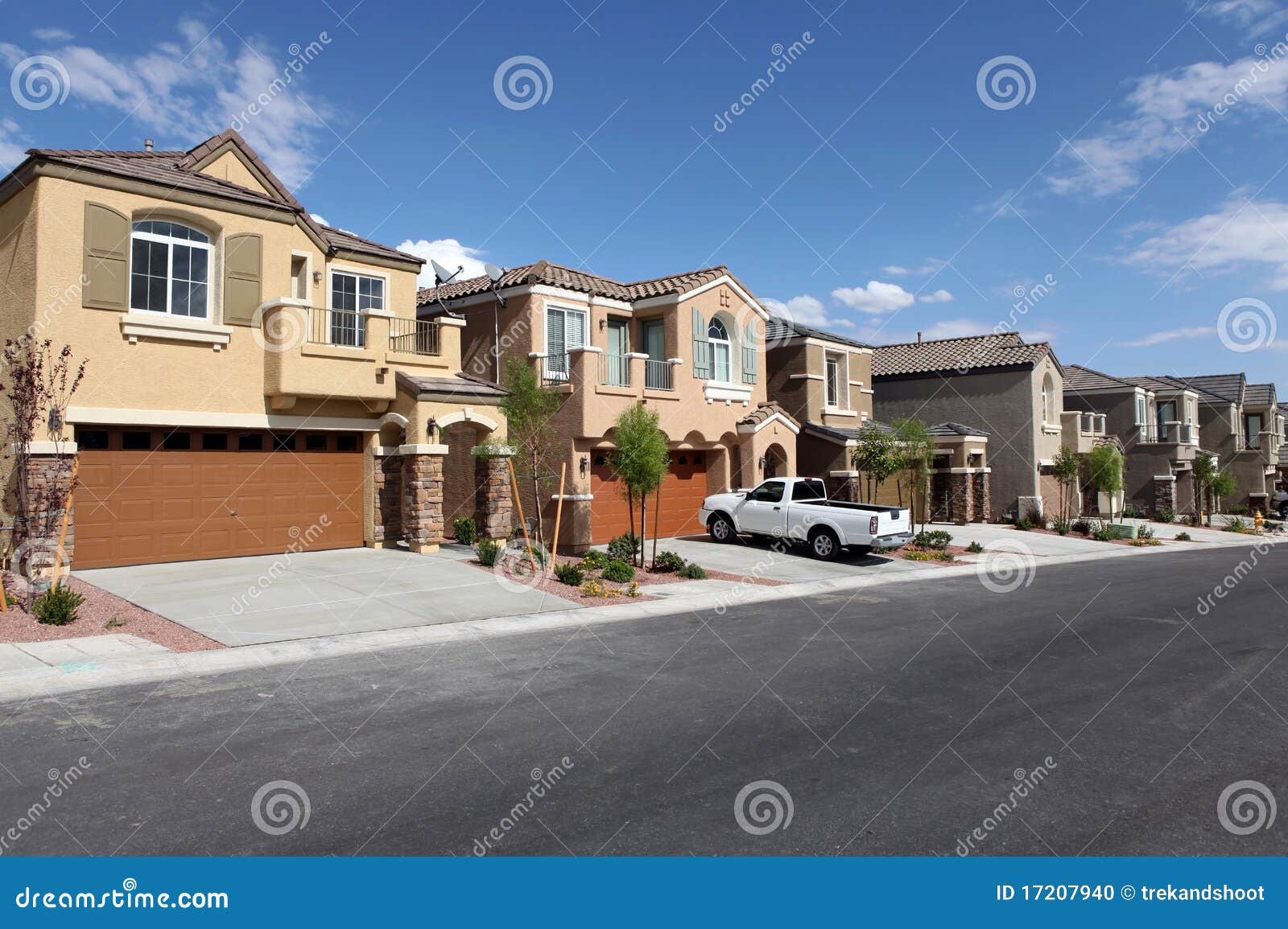 Modern Suburbs Stock Photo - Image: 17207940