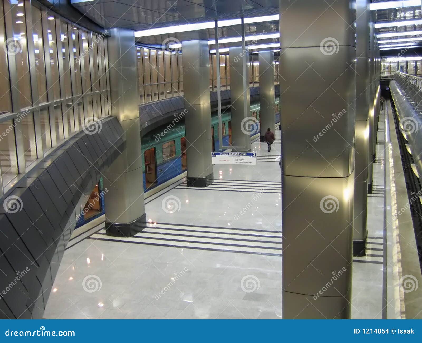 A modern subway station stock photo. Image of state, transit - 1214854