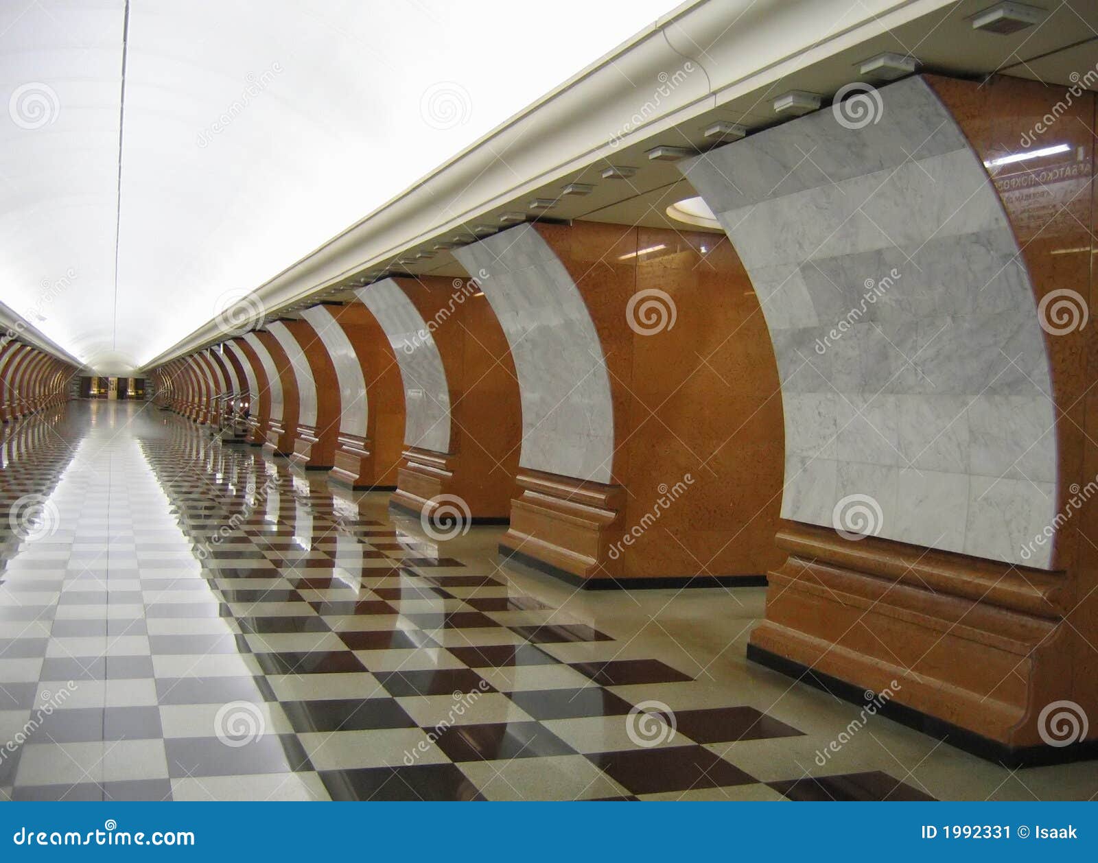 A modern subway station stock image. Image of central - 1992331