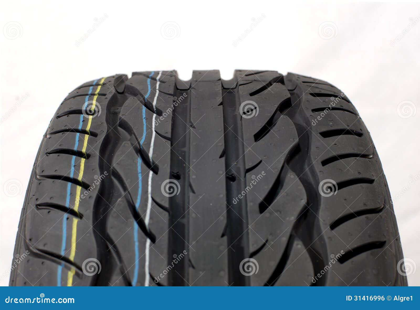 Modern summer car tire stock photo. Image of rubber, mechanical - 31416996