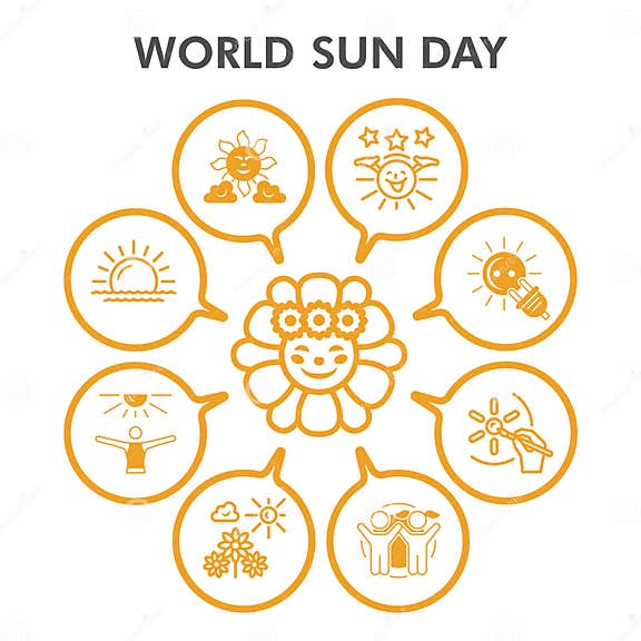 Modern Sun Infographic Design Template. Solar Inphographic ...