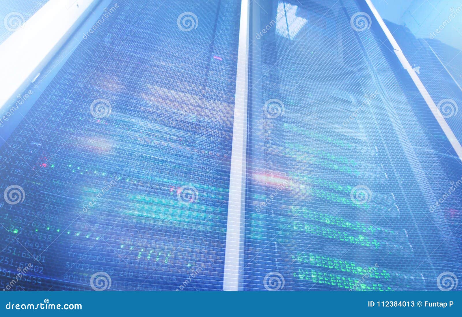 Modern Supercomputers In Computational Data Center Stock Image Image Of Datacenter Computer 8705