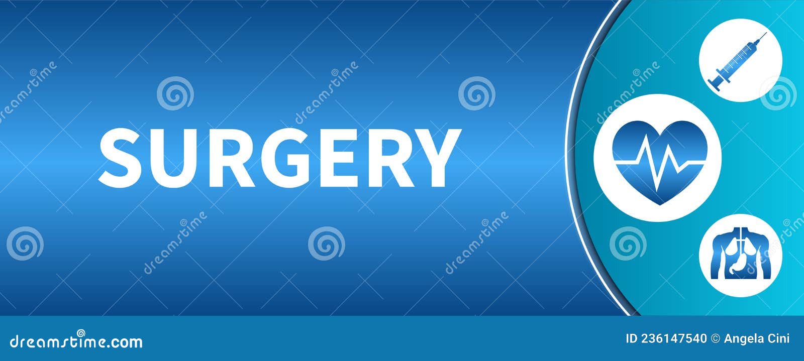 Modern Surgery Illustration Background Banner Stock Vector ...