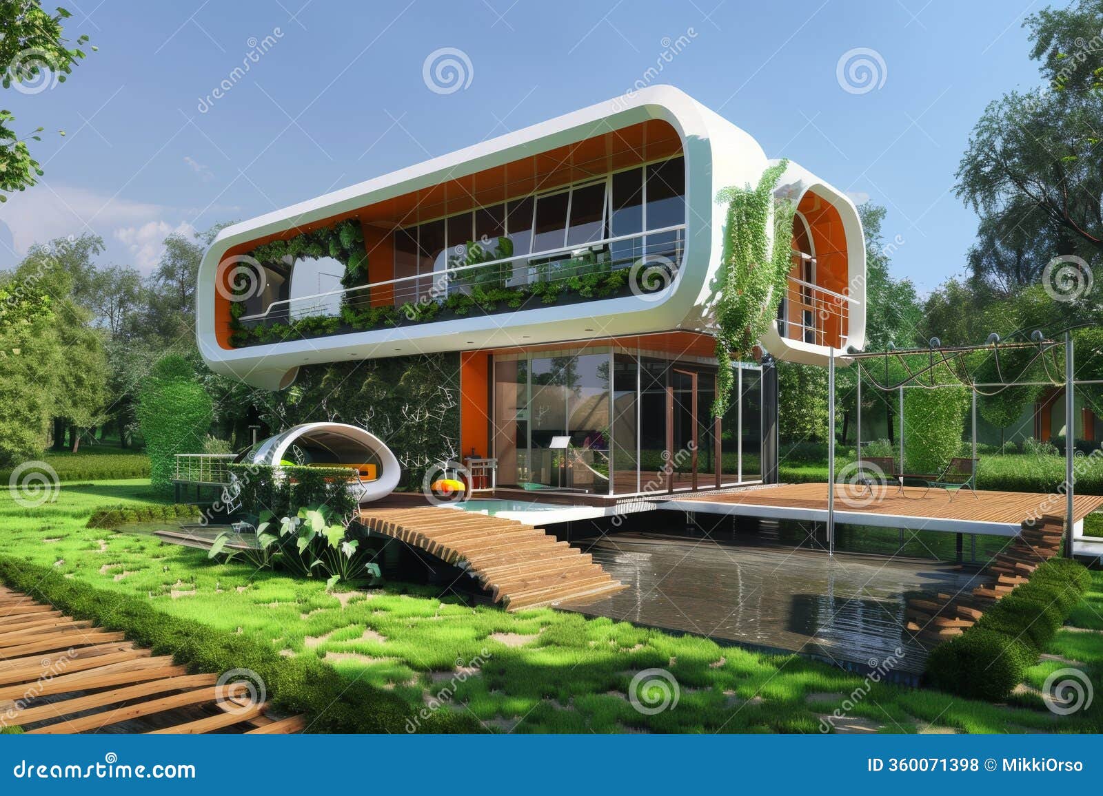 Modern Sustainable House Design with Eco-friendly Features and Self ...