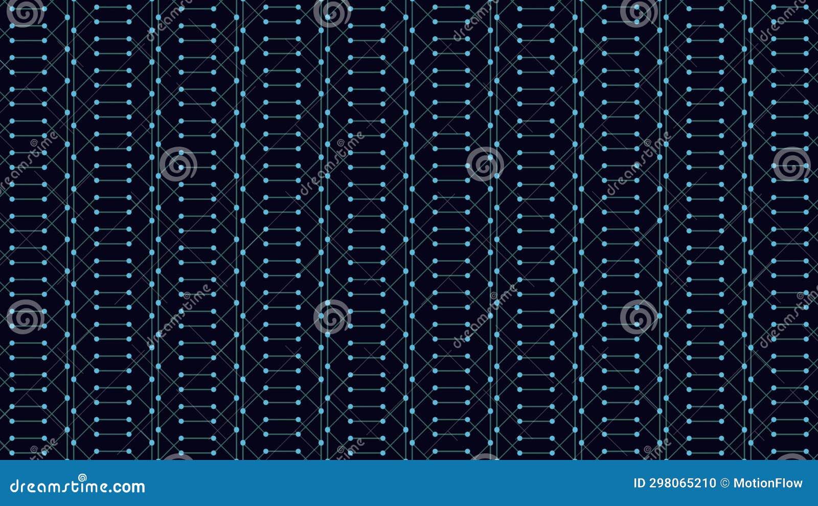 Symmetrical Blue and Black Grid Pattern with Contrasting Square Sizes ...