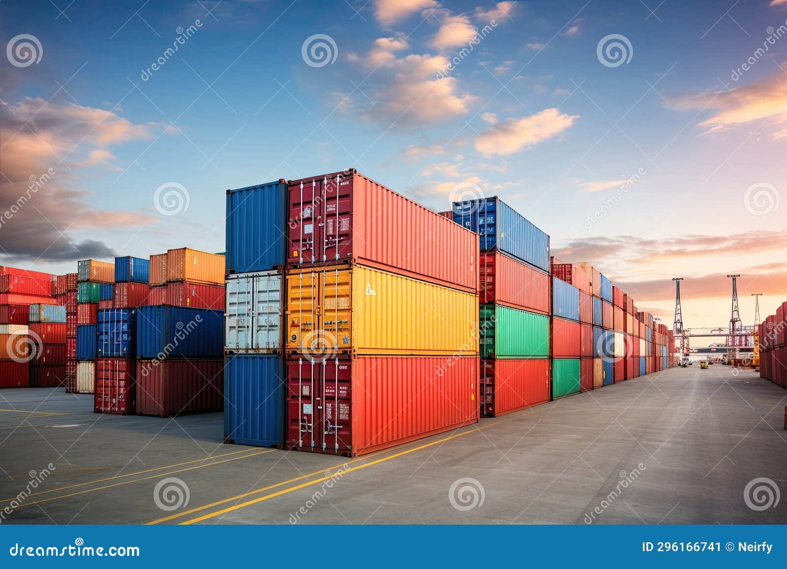 Modern System Transportation and Logistic Import Export , Generative AI ...