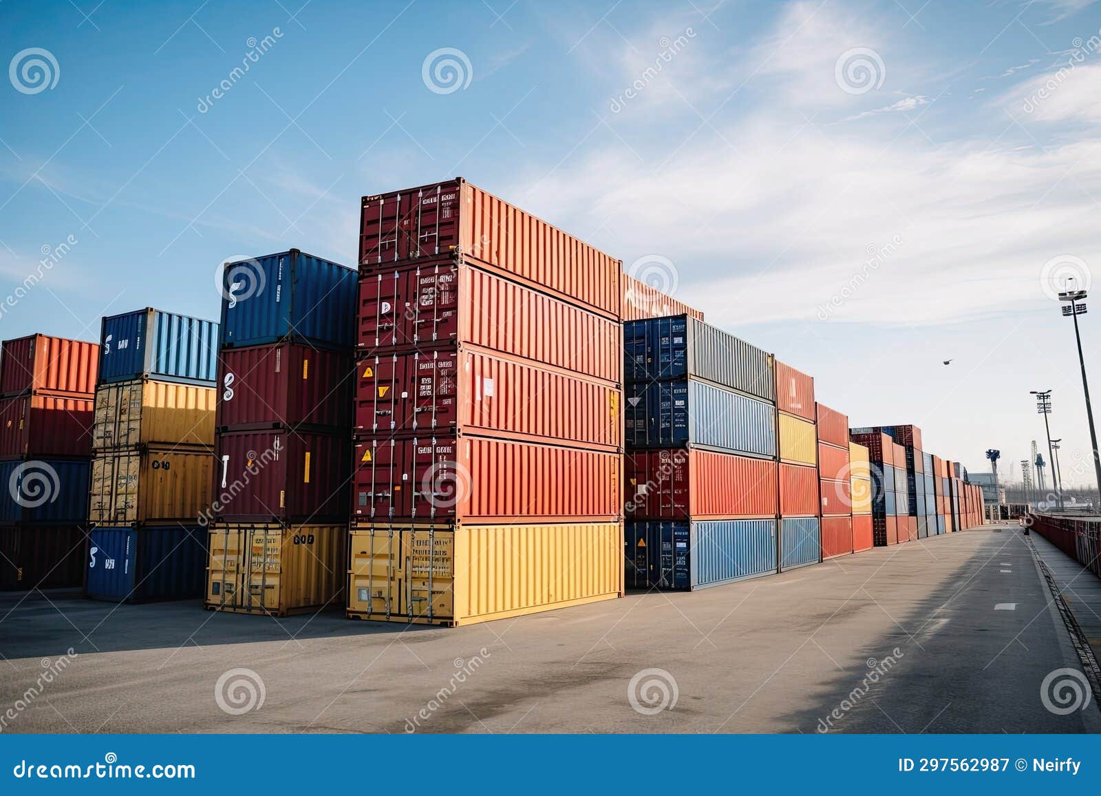 Modern System Transportation and Logistic Import Export , Generative AI ...