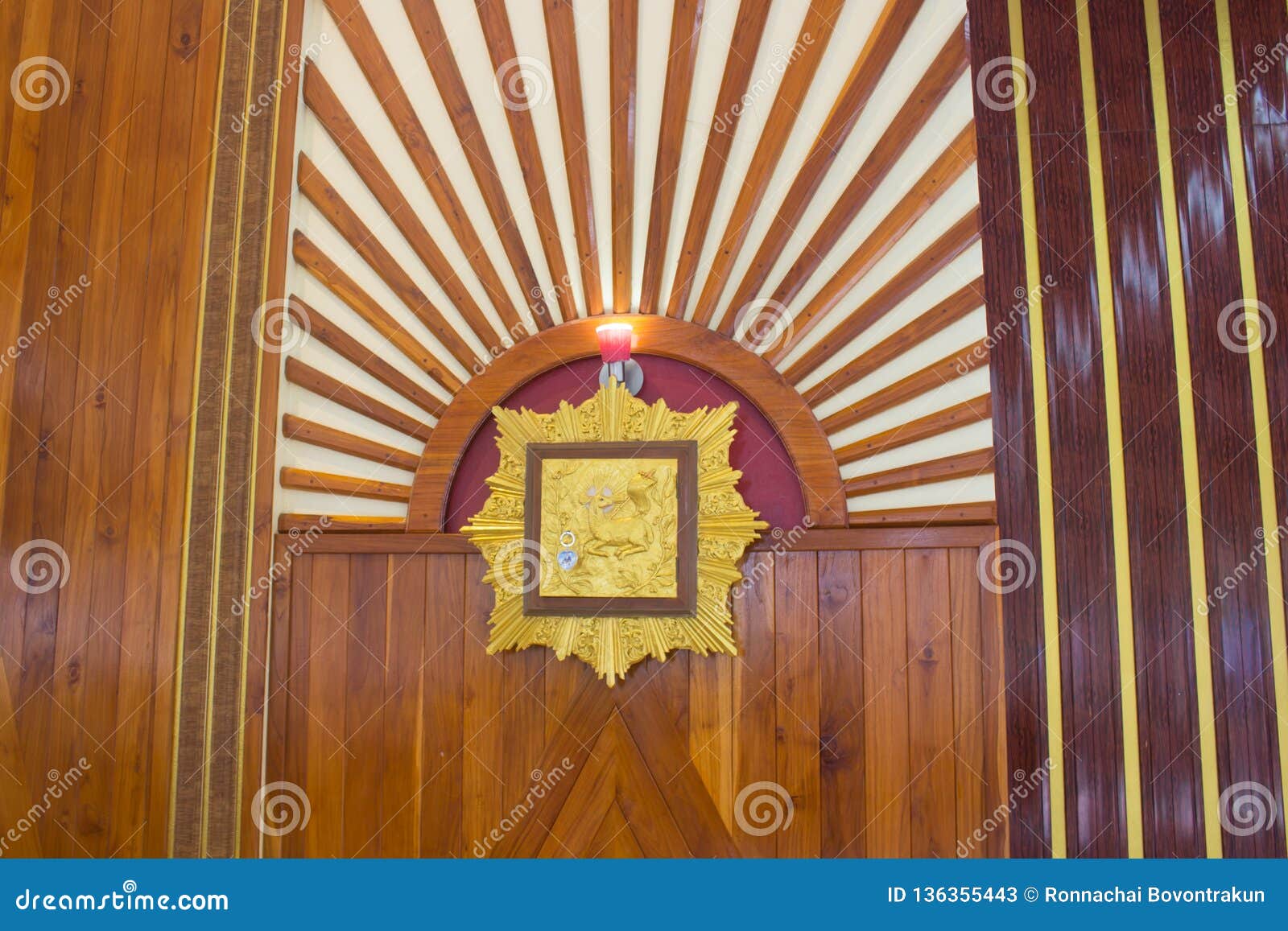 The Modern Tabernacle in Church,Thailand Stock Image - Image of capital ...