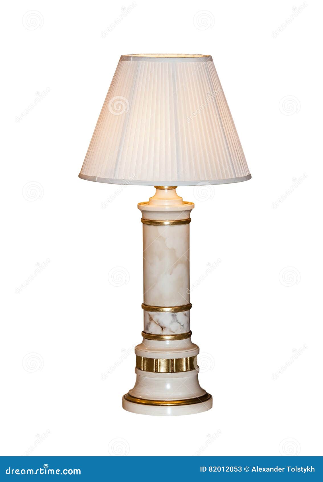 Modern table lamp stock image. Image of lamp, illuminated - 82012053