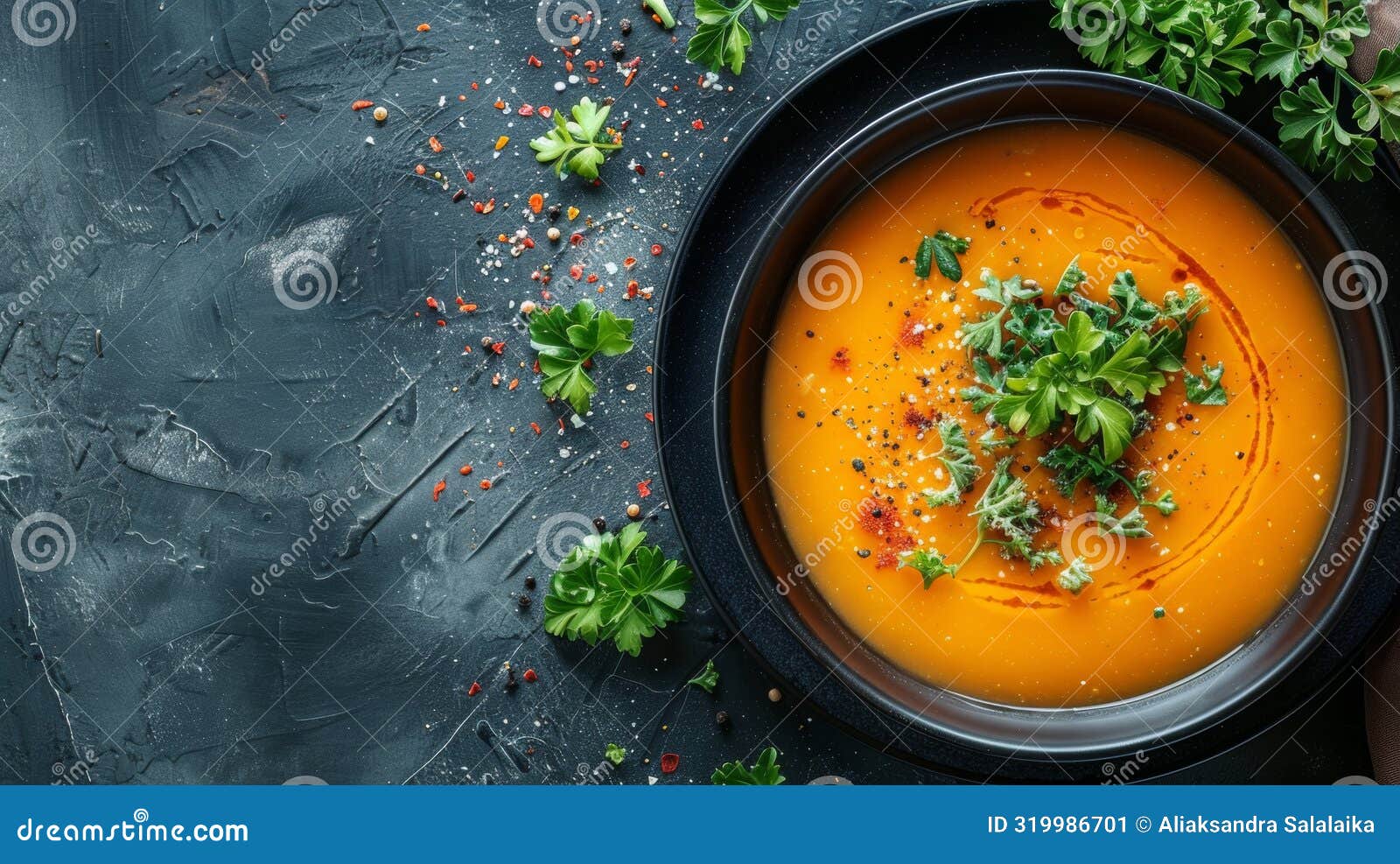 Modern Table Setting, Chic and Refined Display of Soup in a Sleek ...