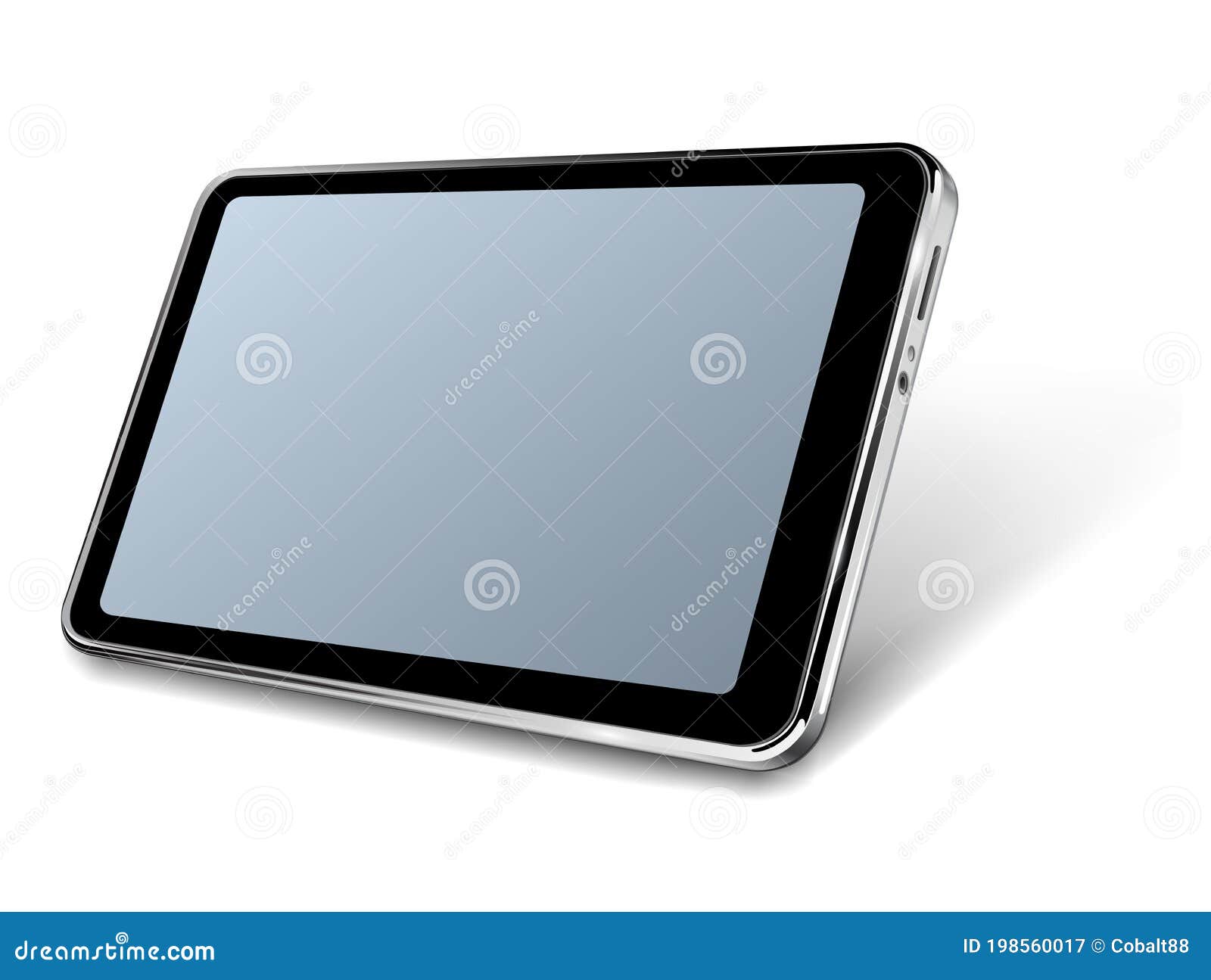 Modern Tablet 3D Realistic Icon Design Stock Vector - Illustration of ...