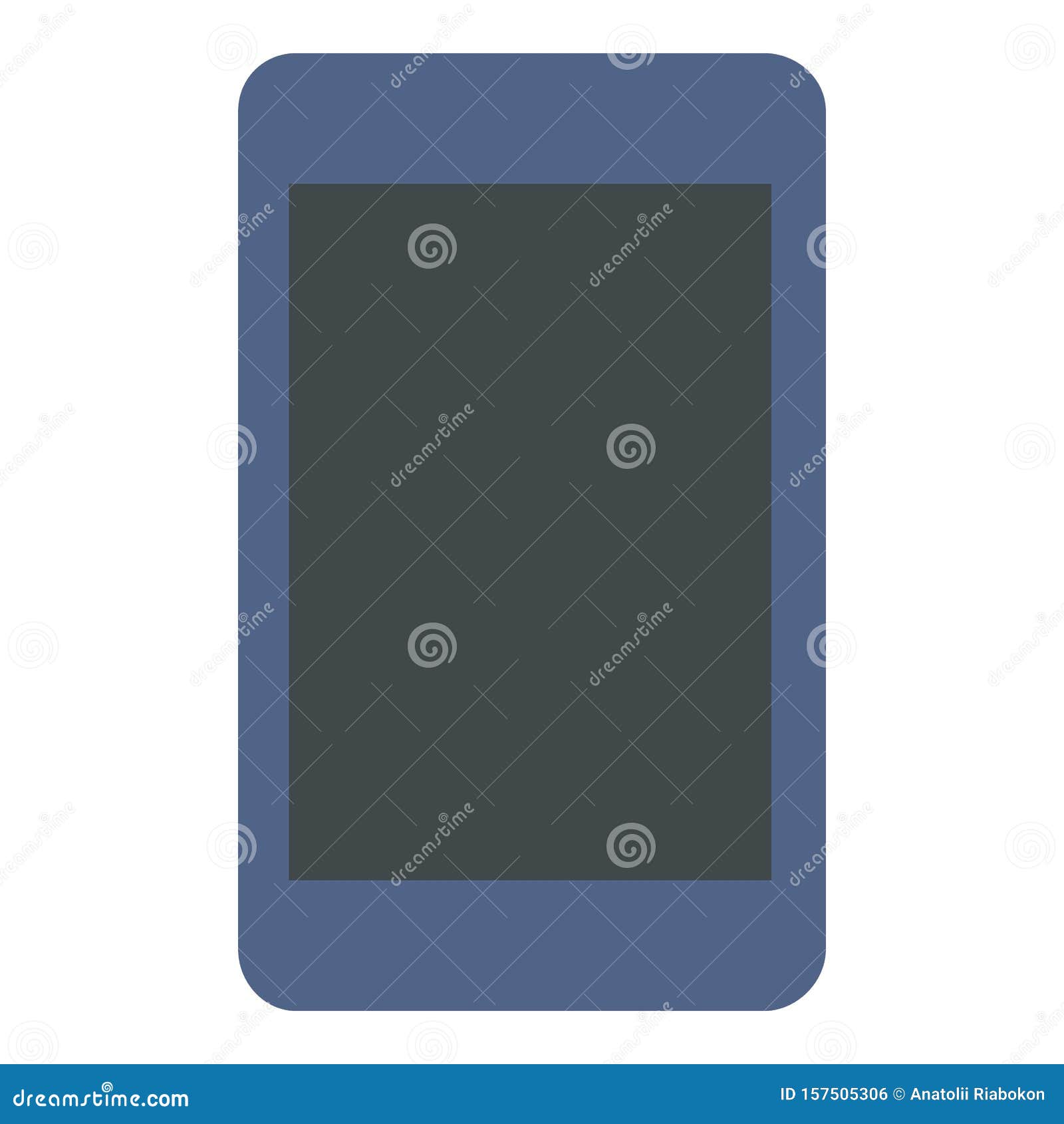 Modern Tablet Icon, Flat Style Stock Vector - Illustration of design ...