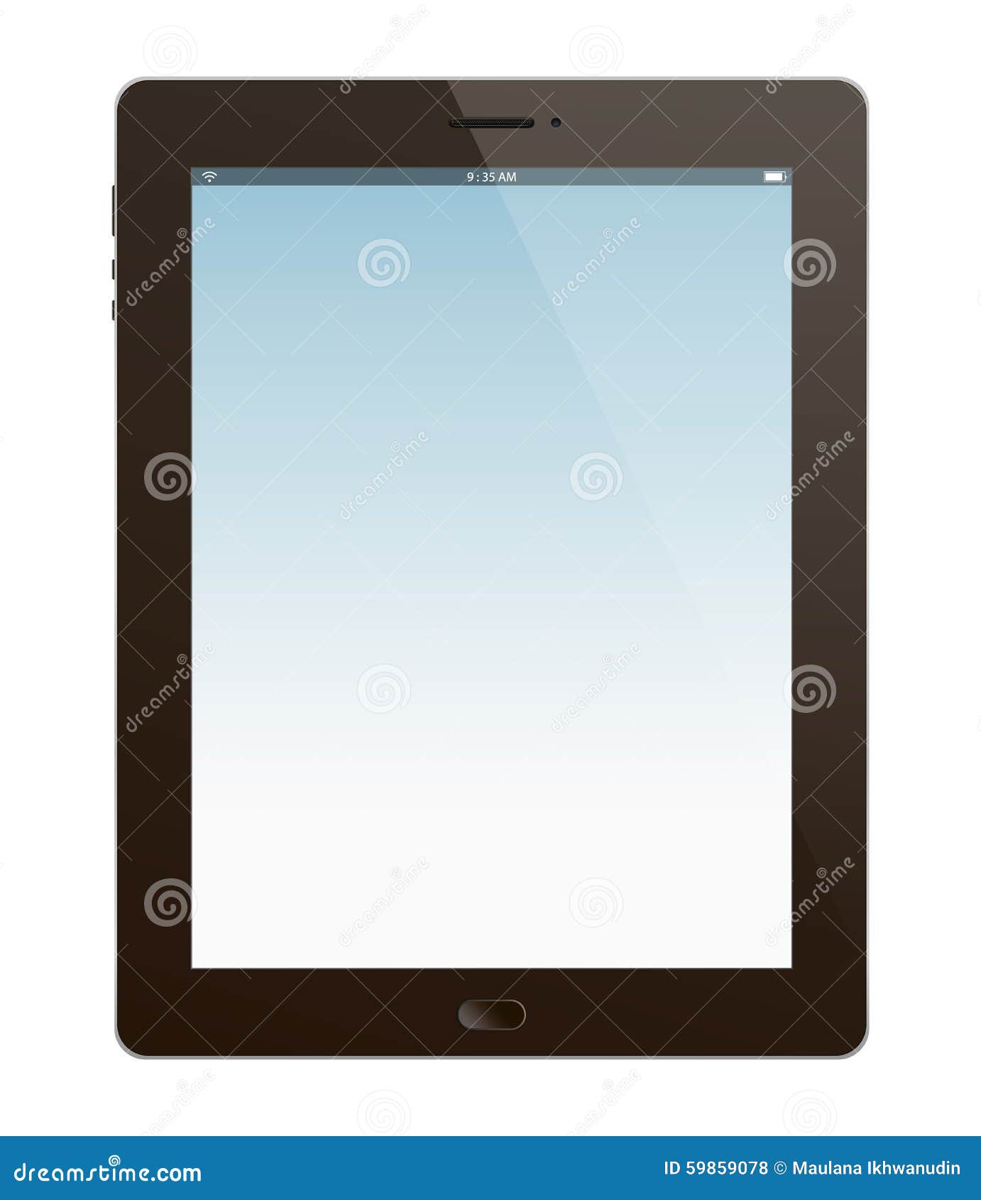 Modern Tablet stock vector. Illustration of equipment - 59859078