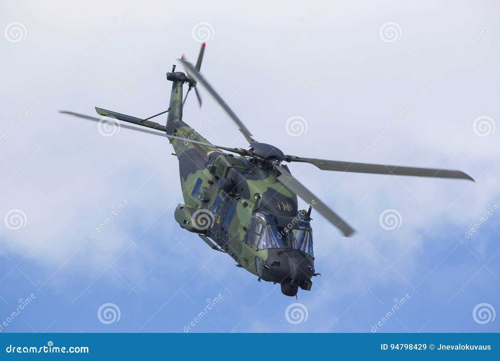 Modern Tactical Helicopter Flying Stock Image - Image of battle, army ...