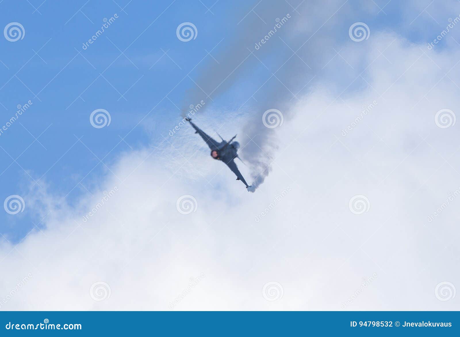 Modern Tactical Jet Fighter Flying Stock Photo - Image of airshow ...