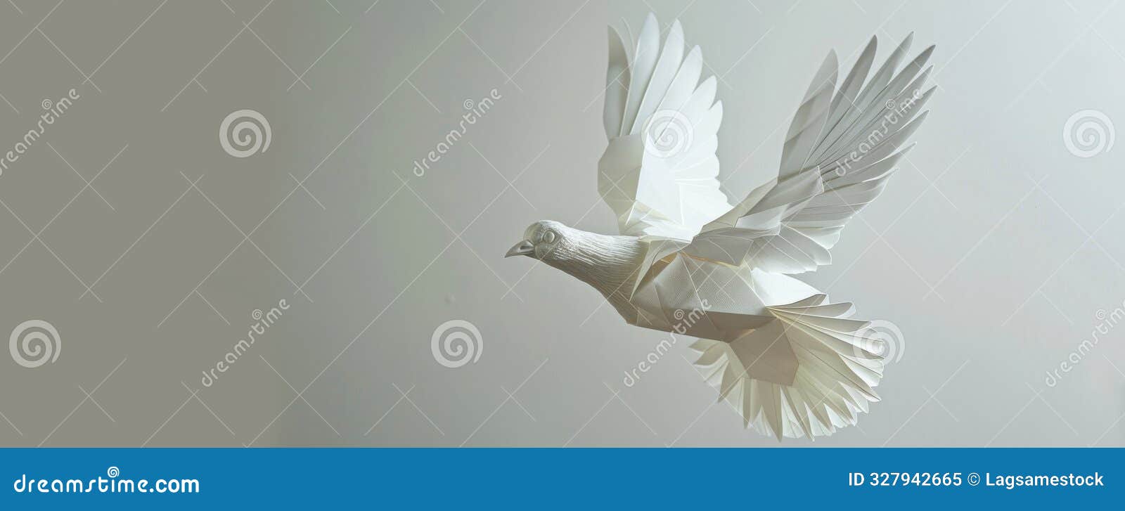 A Modern Take on the Traditional Symbol of the White Dove Stock ...