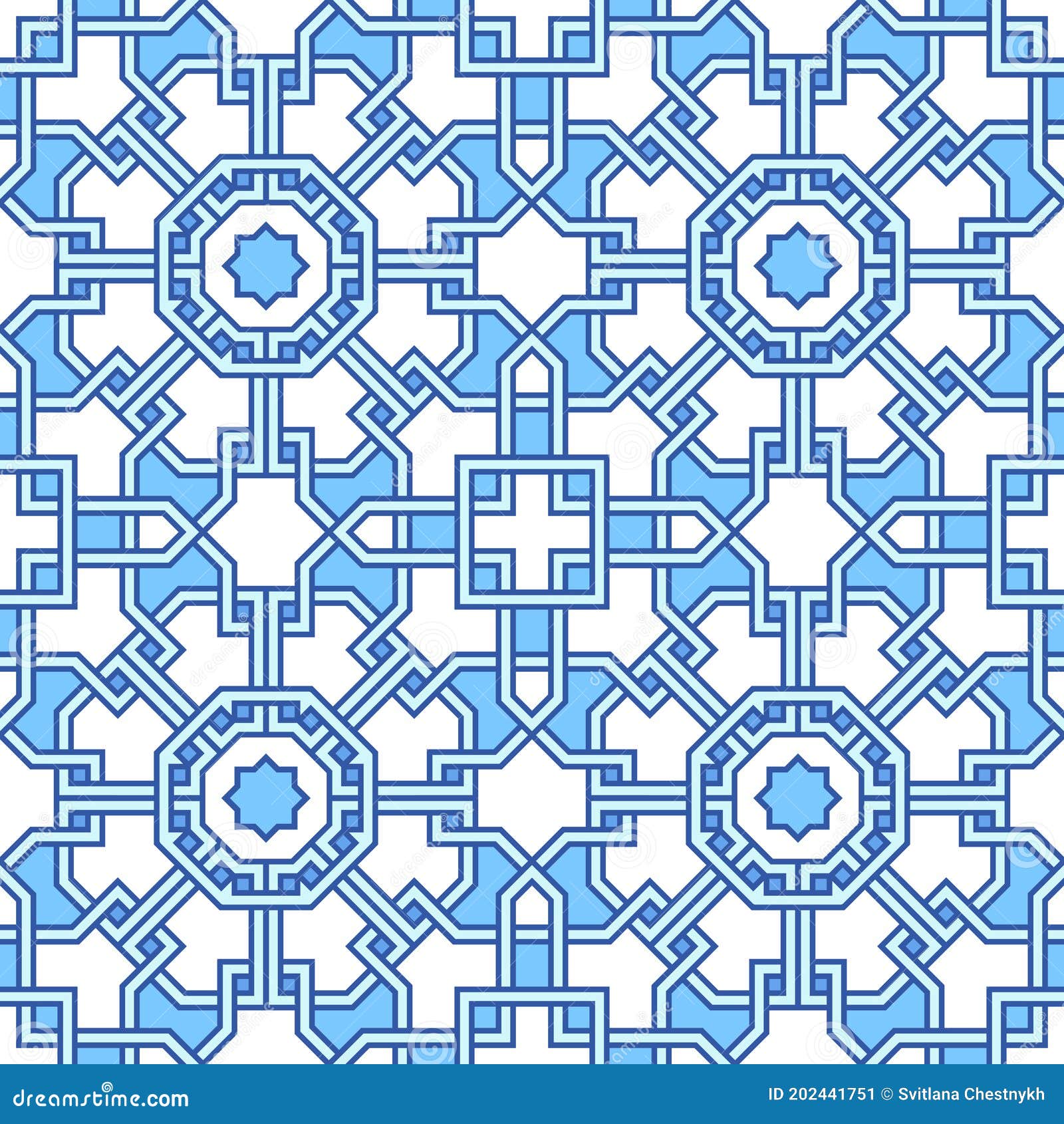Modern Tangled Modern Pattern, Based on Traditional Oriental Arabic ...