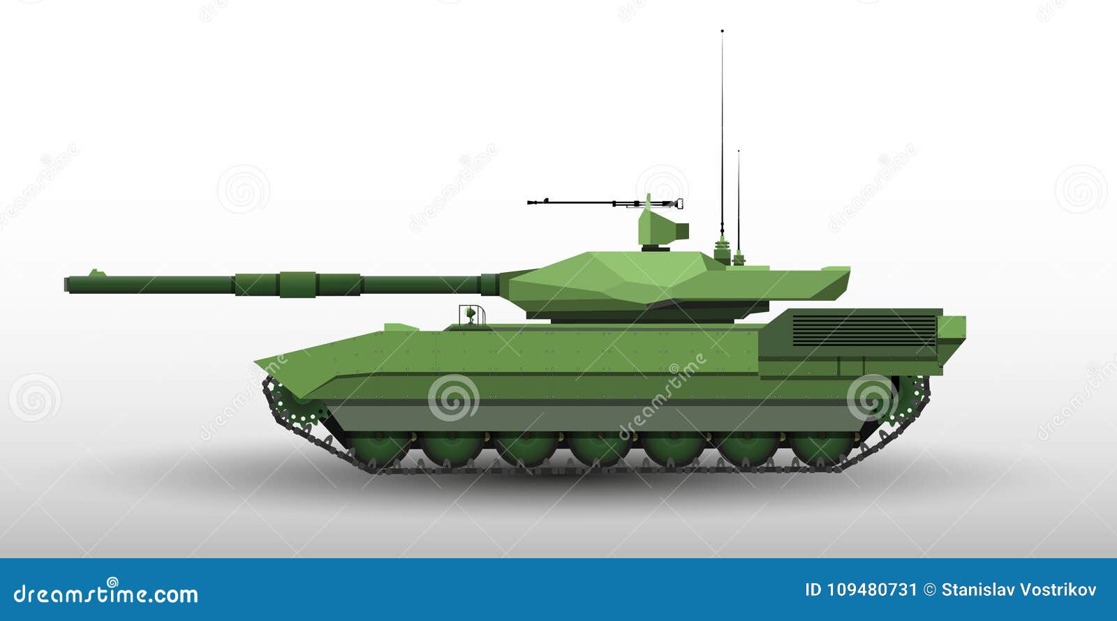 Modern Tank Illustration for Different Use-vector Eps10 Stock Vector ...