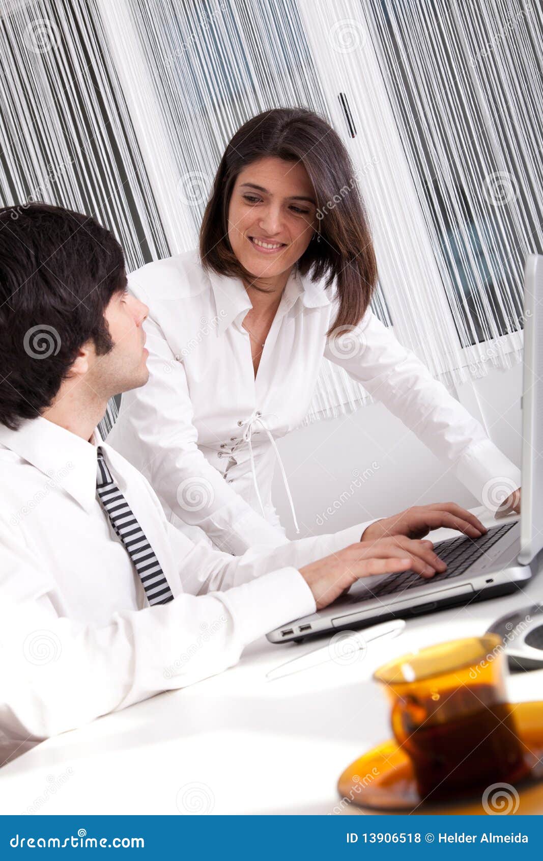 Modern team at the office stock photo. Image of discussion - 13906518