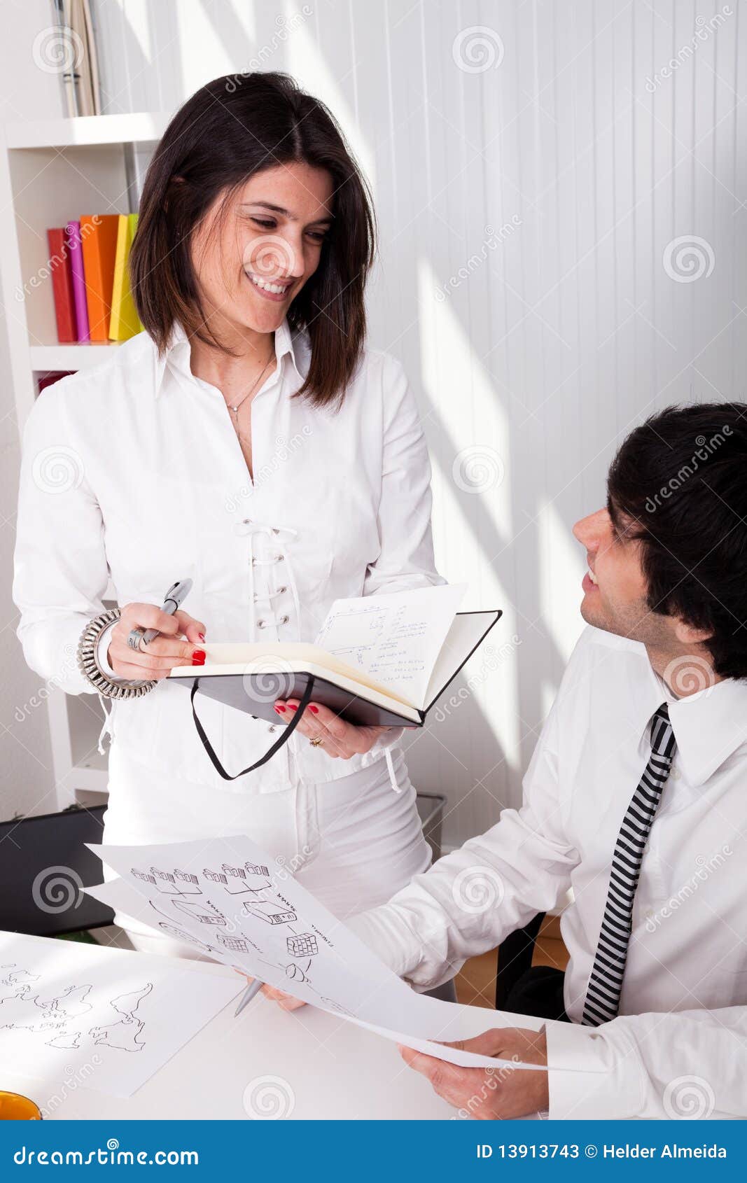 Modern team at the office stock image. Image of happiness - 13913743