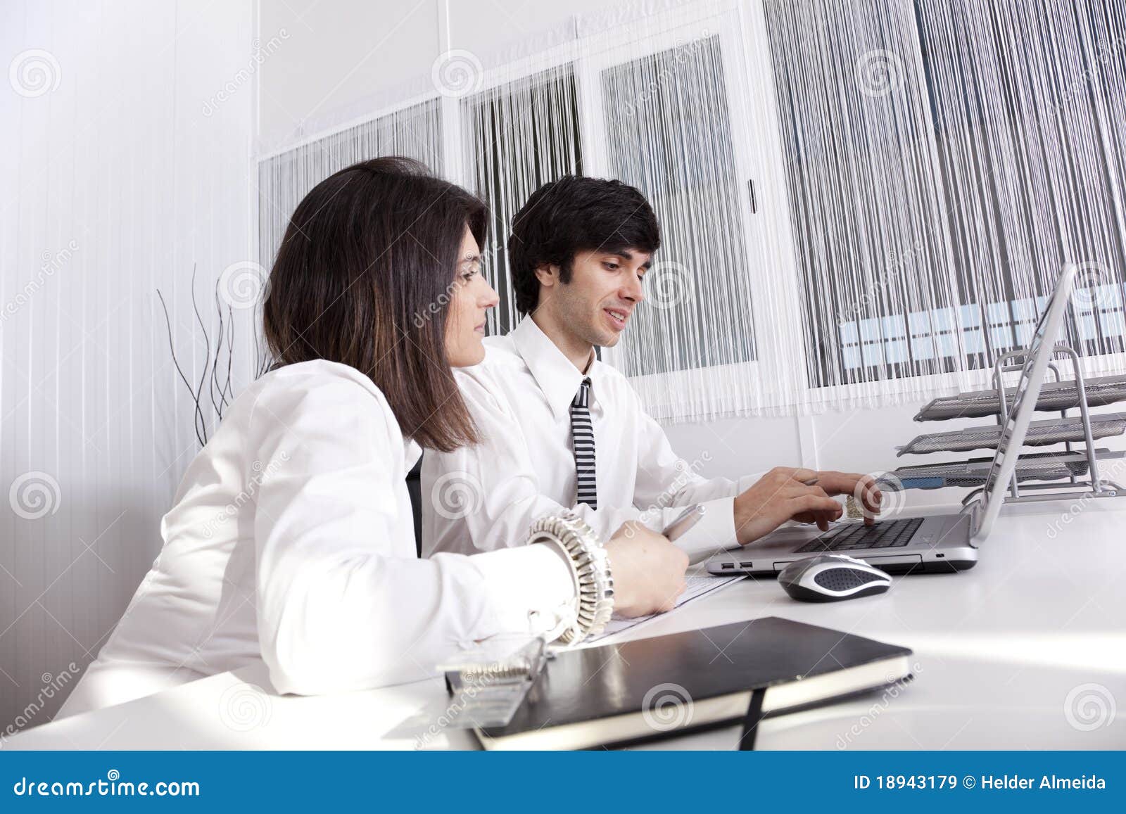 Modern team at the office stock image. Image of businesswoman - 18943179