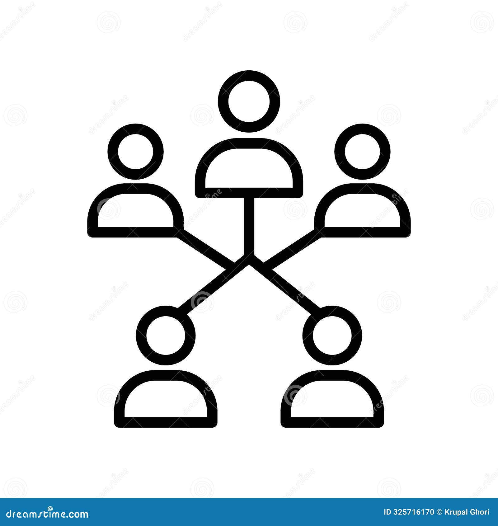 Modern Teamwork Icon Set Collaboration Illustrations for Business and ...