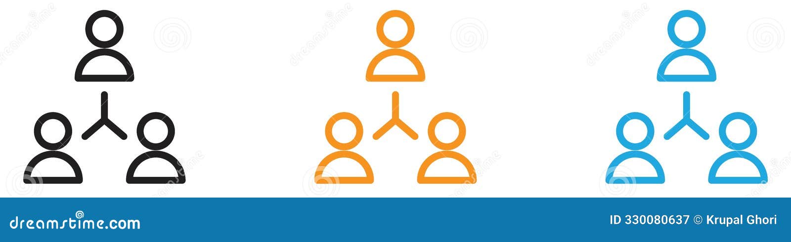 Modern Teamwork Vector Logo Set Collection for Web App Ui Stock ...