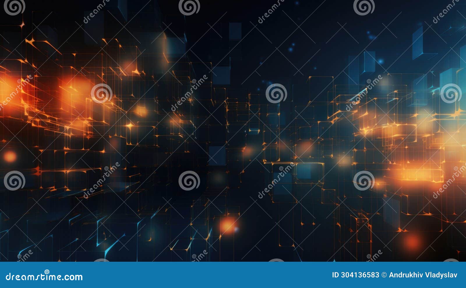 Modern Tech Abstract Background, Abstract Illustration Stock ...