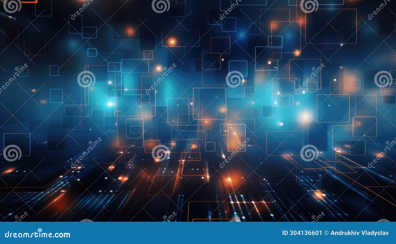 Modern Tech Abstract Background, Abstract Illustration Stock ...