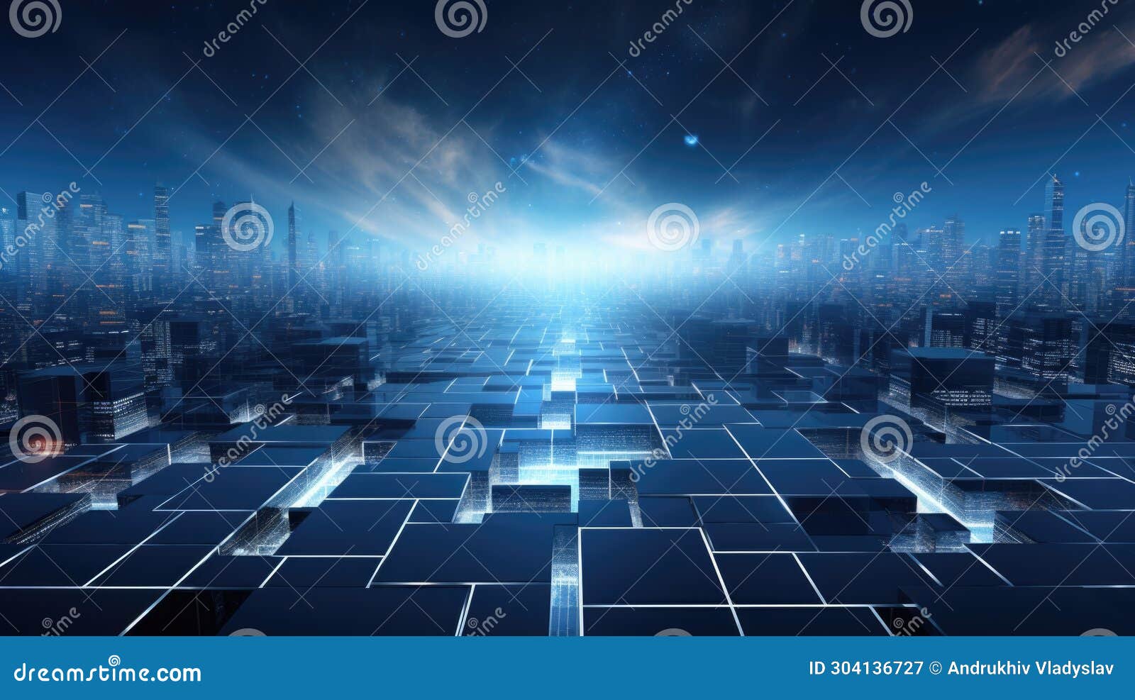 Modern Tech Background, Abstract Illustration Stock Illustration ...