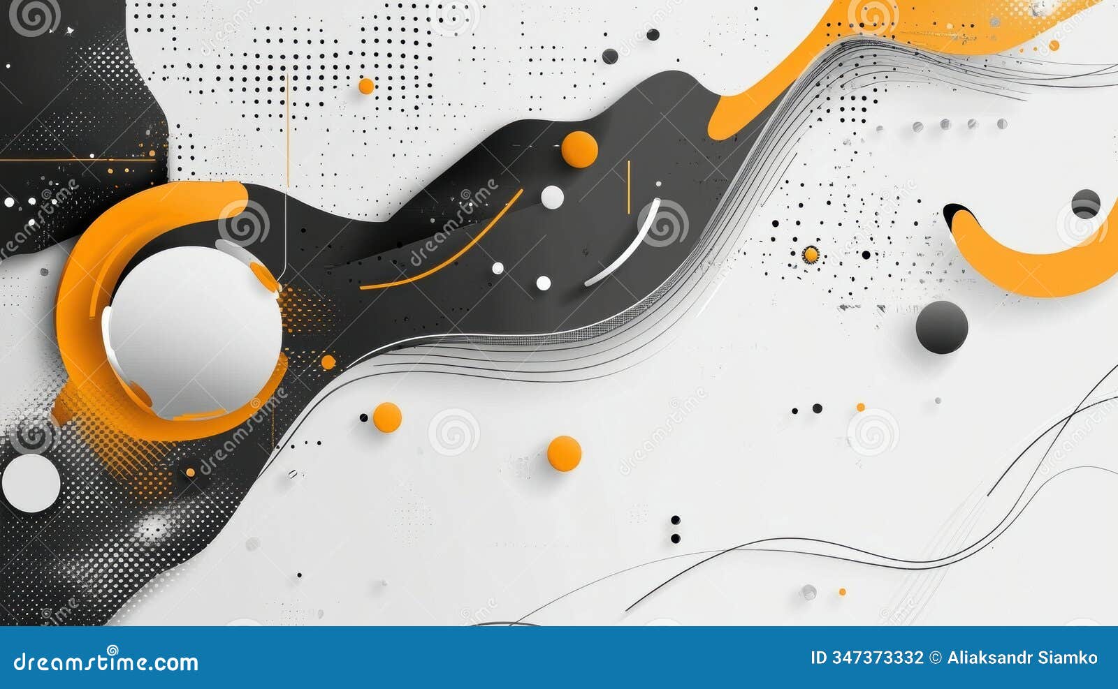 Modern Tech Background with Dynamic Grey Poster Vector Design Stock ...