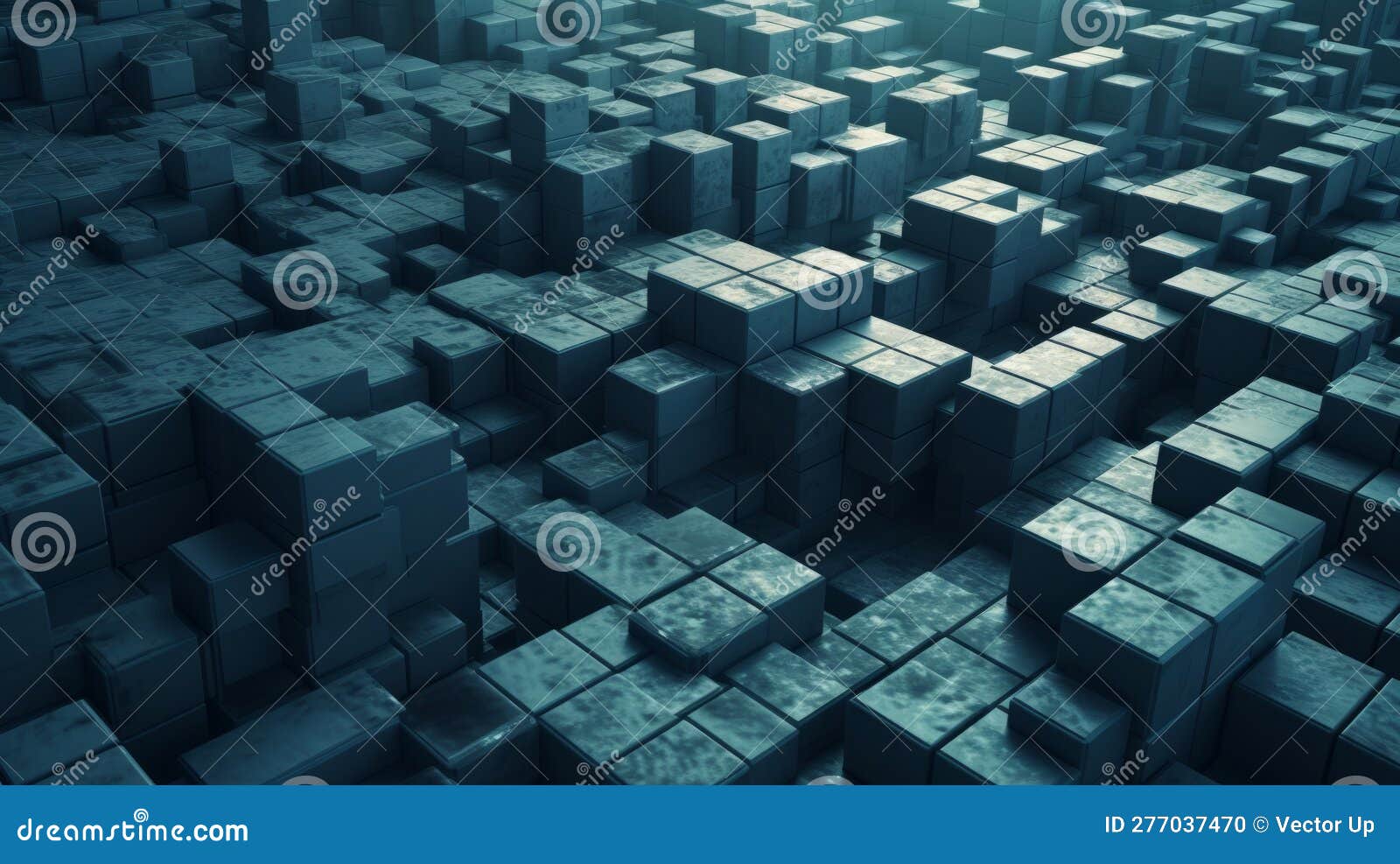 Modern Tech Background. Generative AI Stock Illustration - Illustration ...