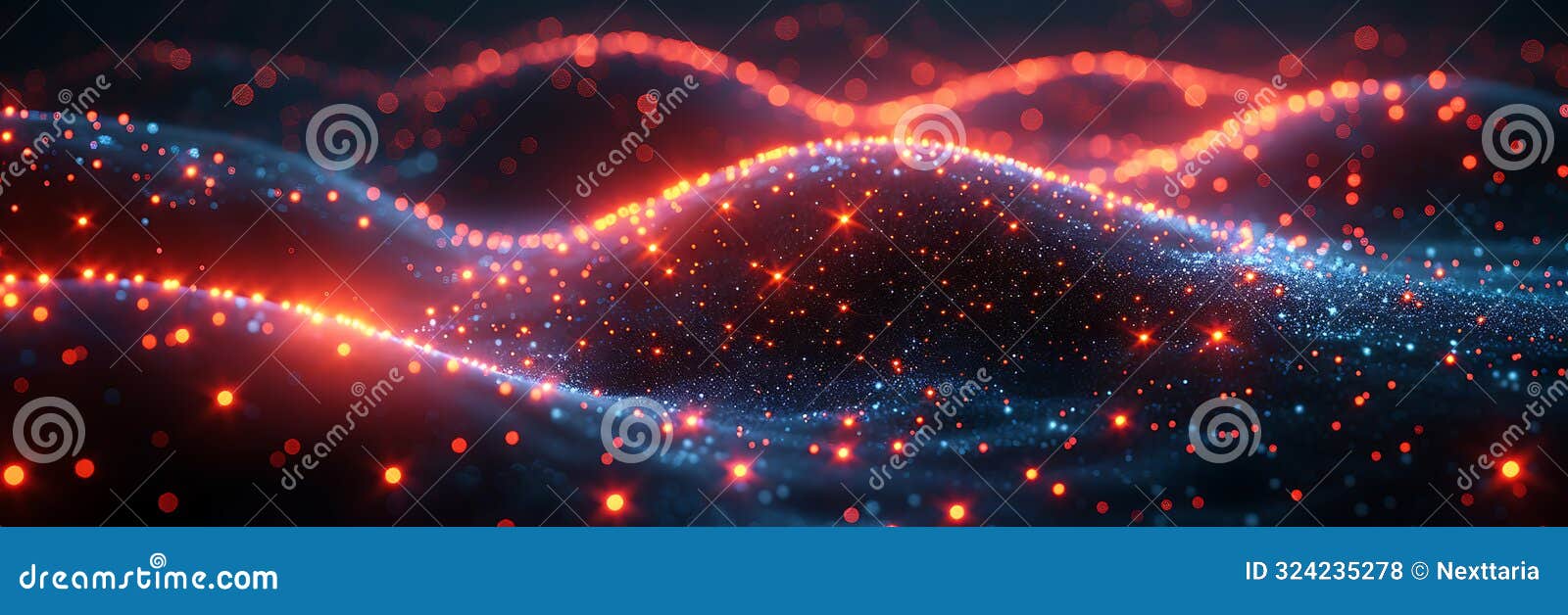 Modern Tech Canvas for Creative Banner Designs Stock Illustration ...