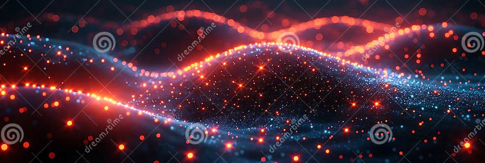 Modern Tech Canvas for Creative Banner Designs Stock Illustration ...