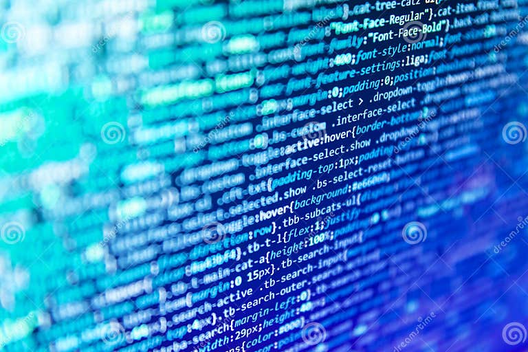 Modern Tech. Information Technology Website Coding Standards for Web Design Stock Photo - Image ...