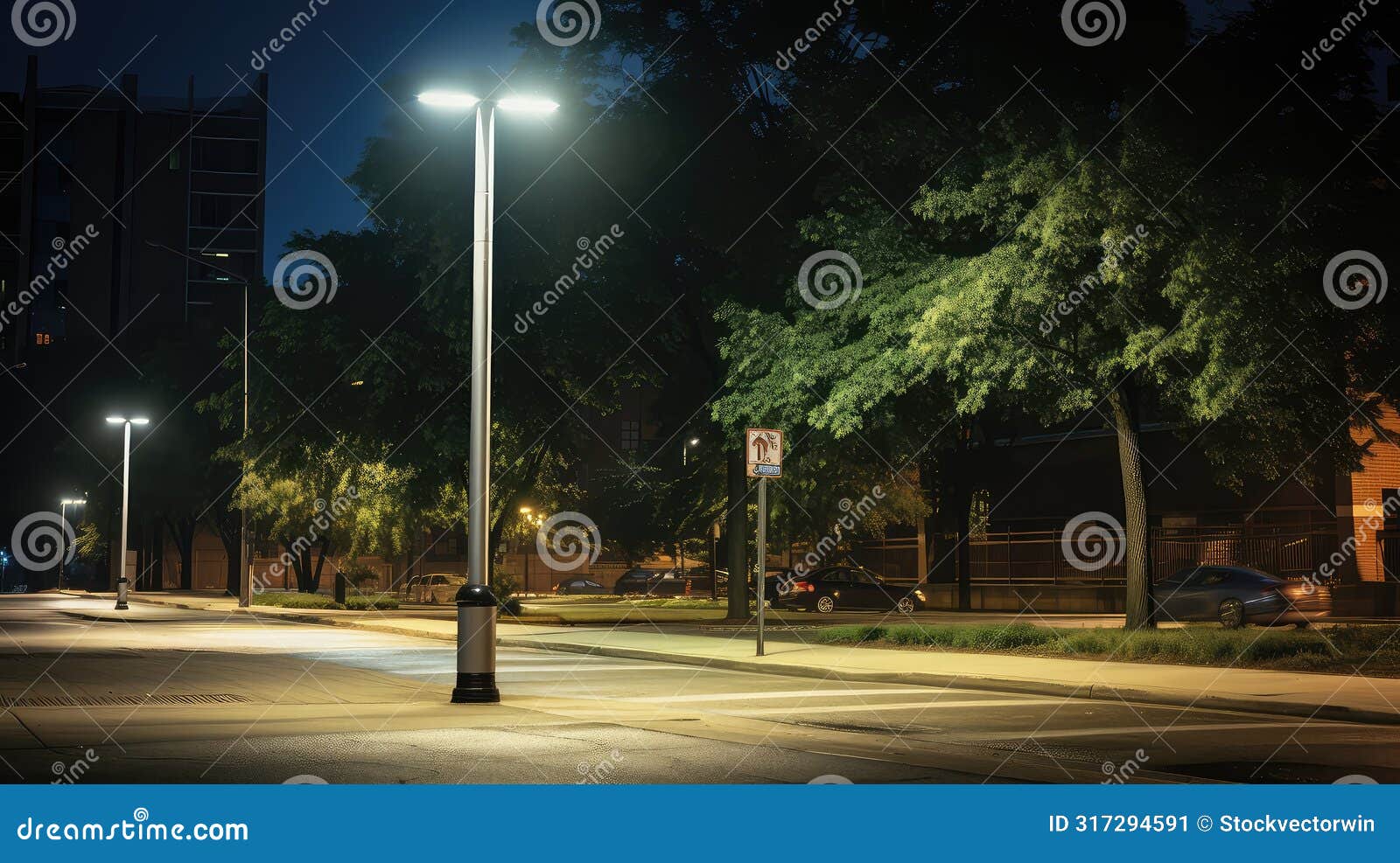 Modern tech lights stock illustration. Illustration of outdoor - 317294591