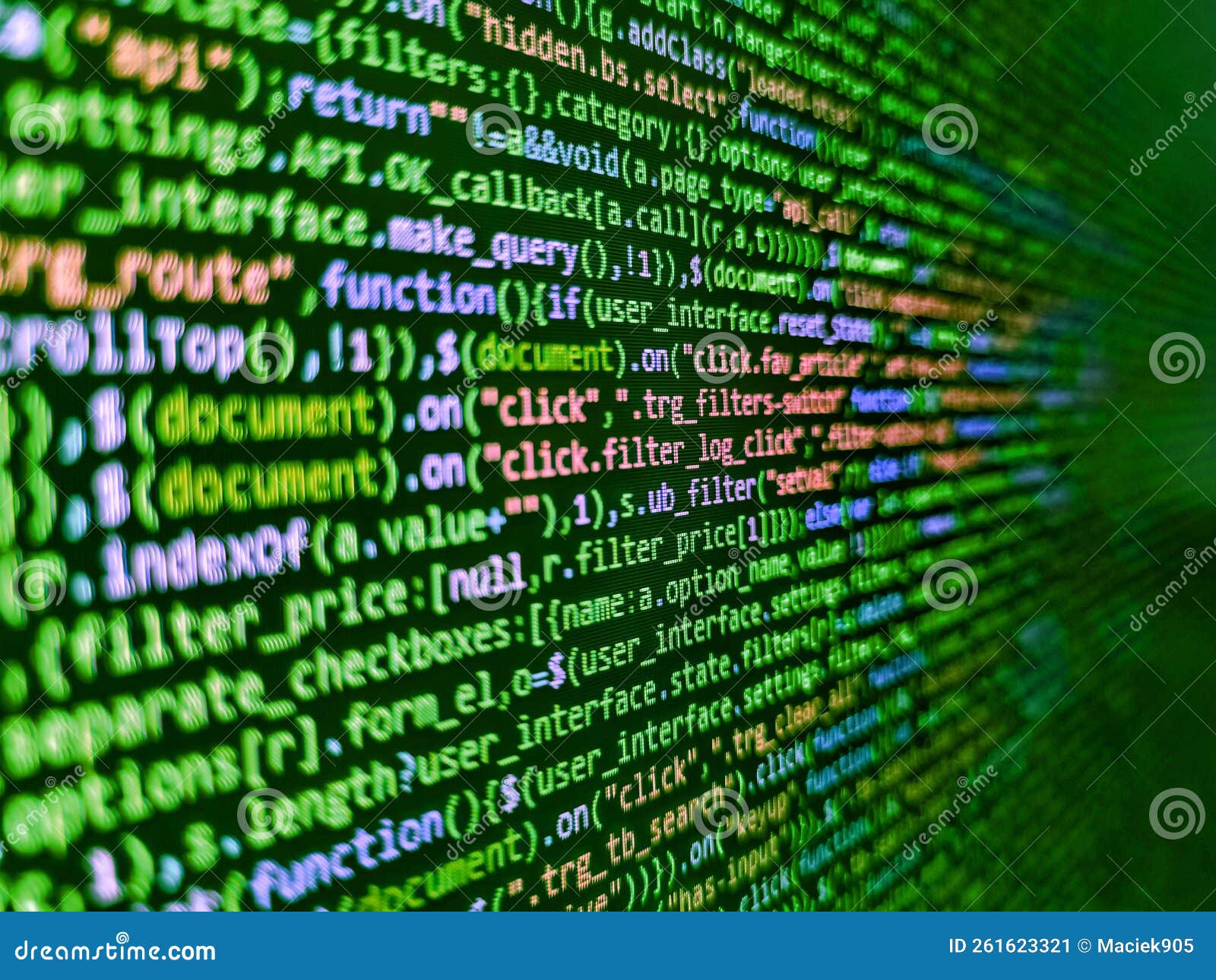 Modern Tech Programmer Working In Computer Screen Web Or Application