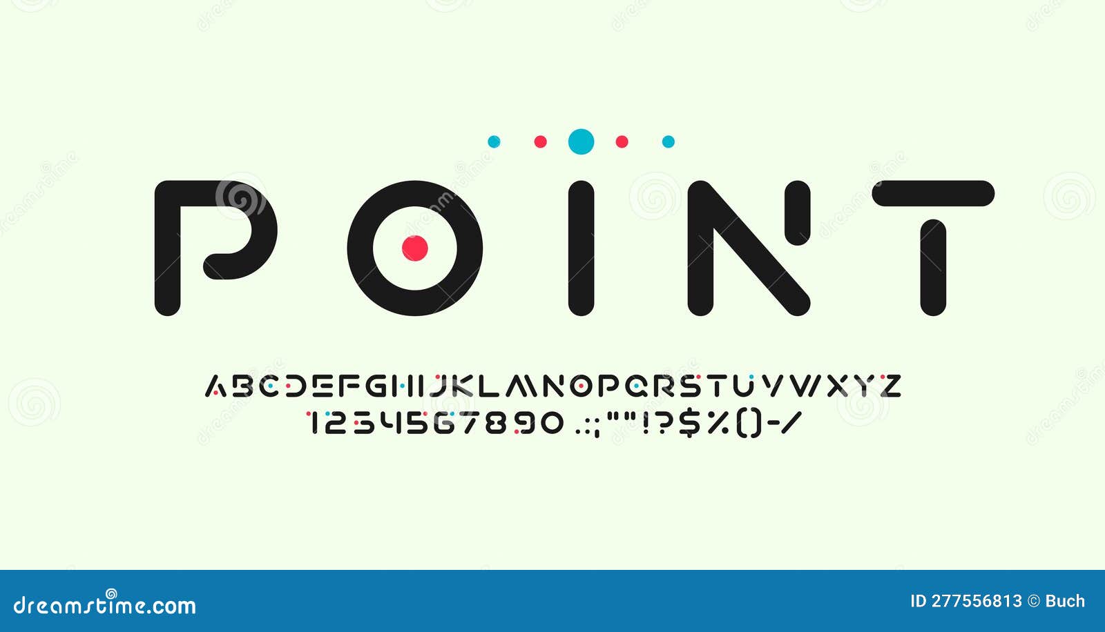 Modern Techno Font, Type or Typeface Geometric Abc Stock Illustration ...