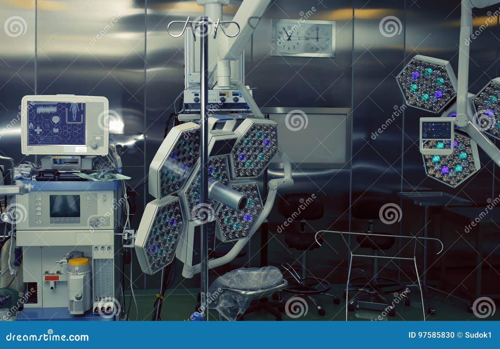 Modern Technological Equipped Operation Room Stock Photo - Image of ...