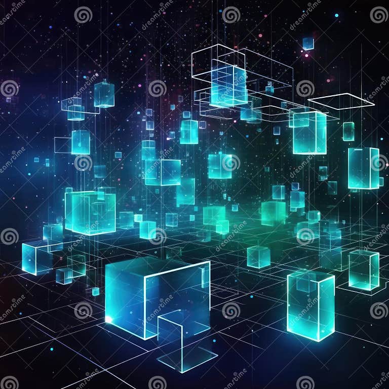 Modern Technologies. Box Diagram. Neural Network. Glass Blocks. Web ...