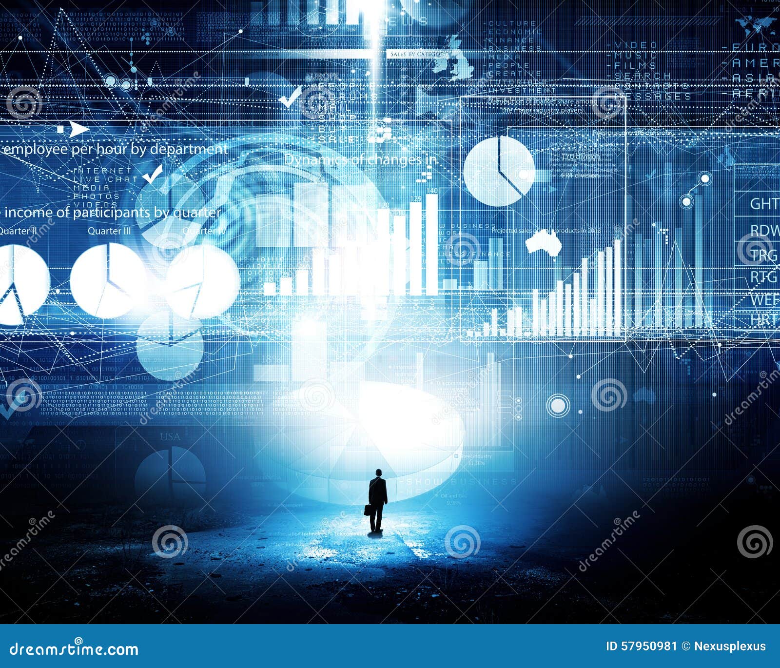 Modern Technologies in Business Stock Image - Image of network, hitech ...