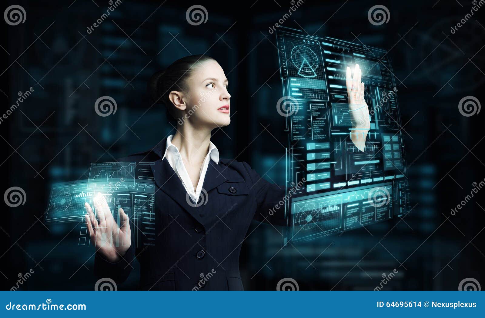 Modern technologies in use stock photo. Image of contact - 64695614