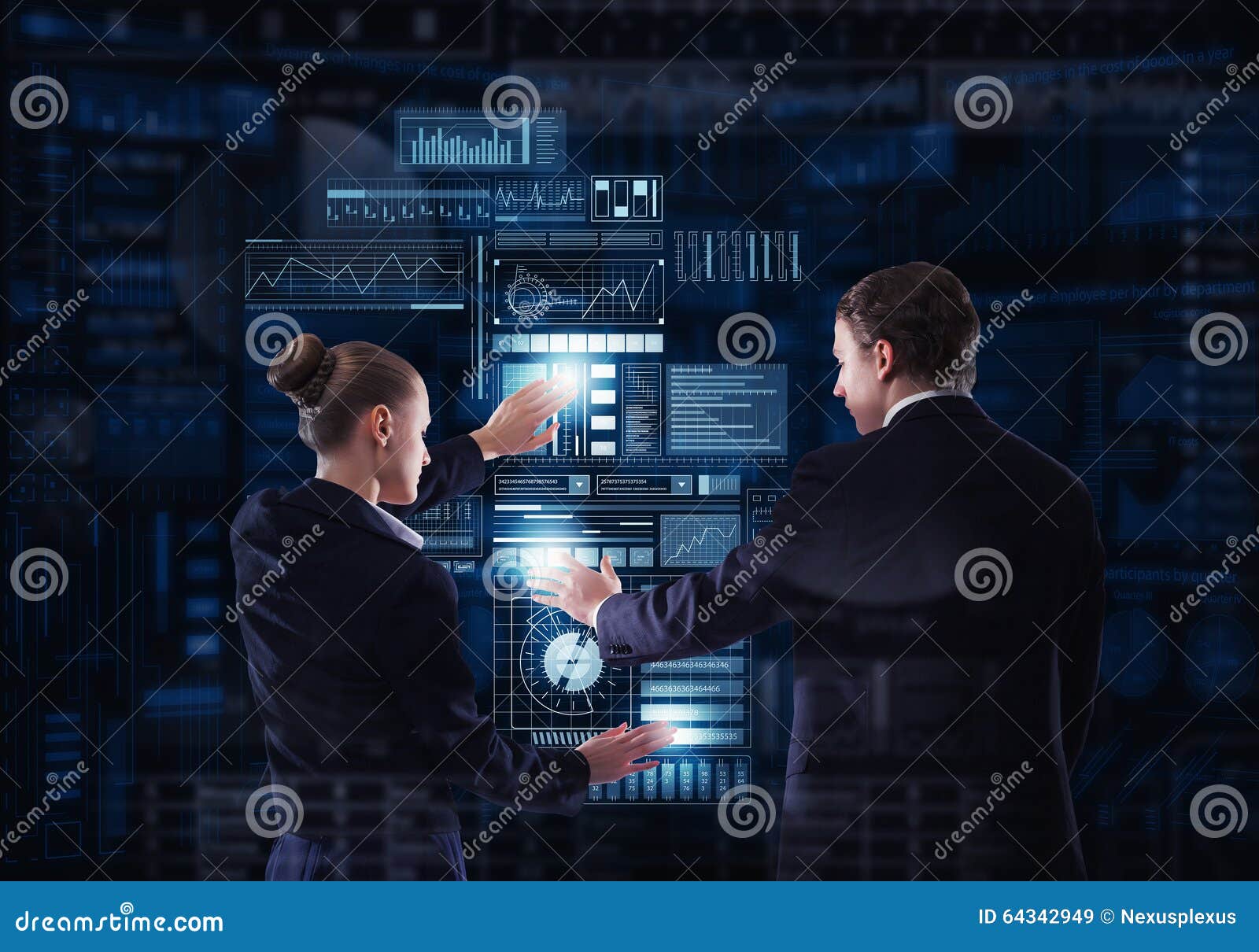 Modern technologies in use stock image. Image of connection - 64342949