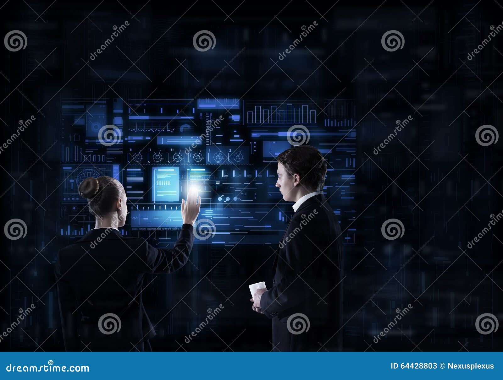 Modern technologies in use stock image. Image of internet - 64428803
