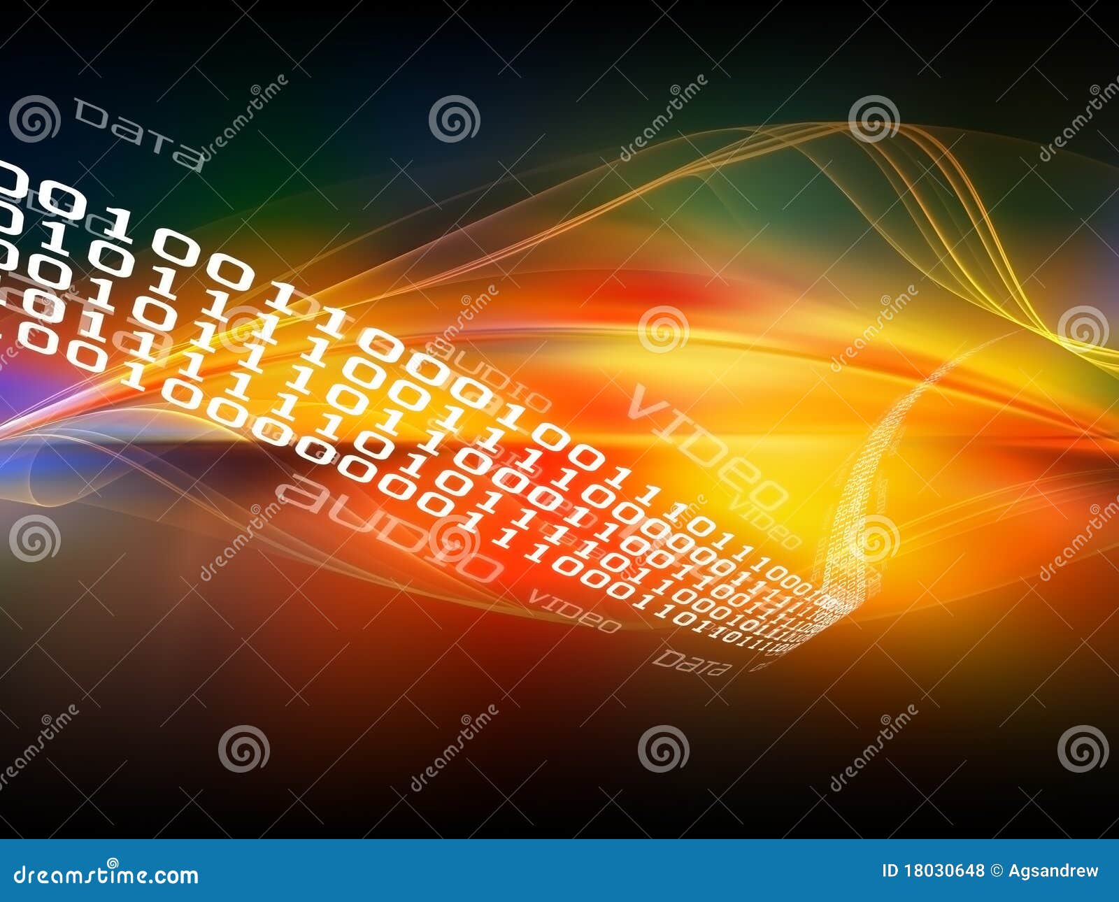 Modern Technology Abstract stock illustration. Illustration of energy ...