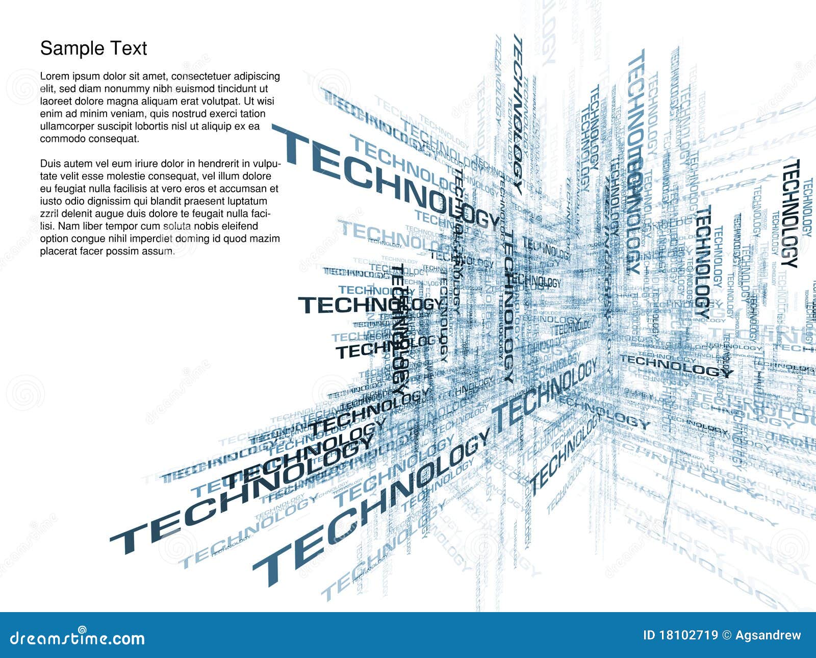 Modern Technology Abstract stock illustration. Illustration of ...