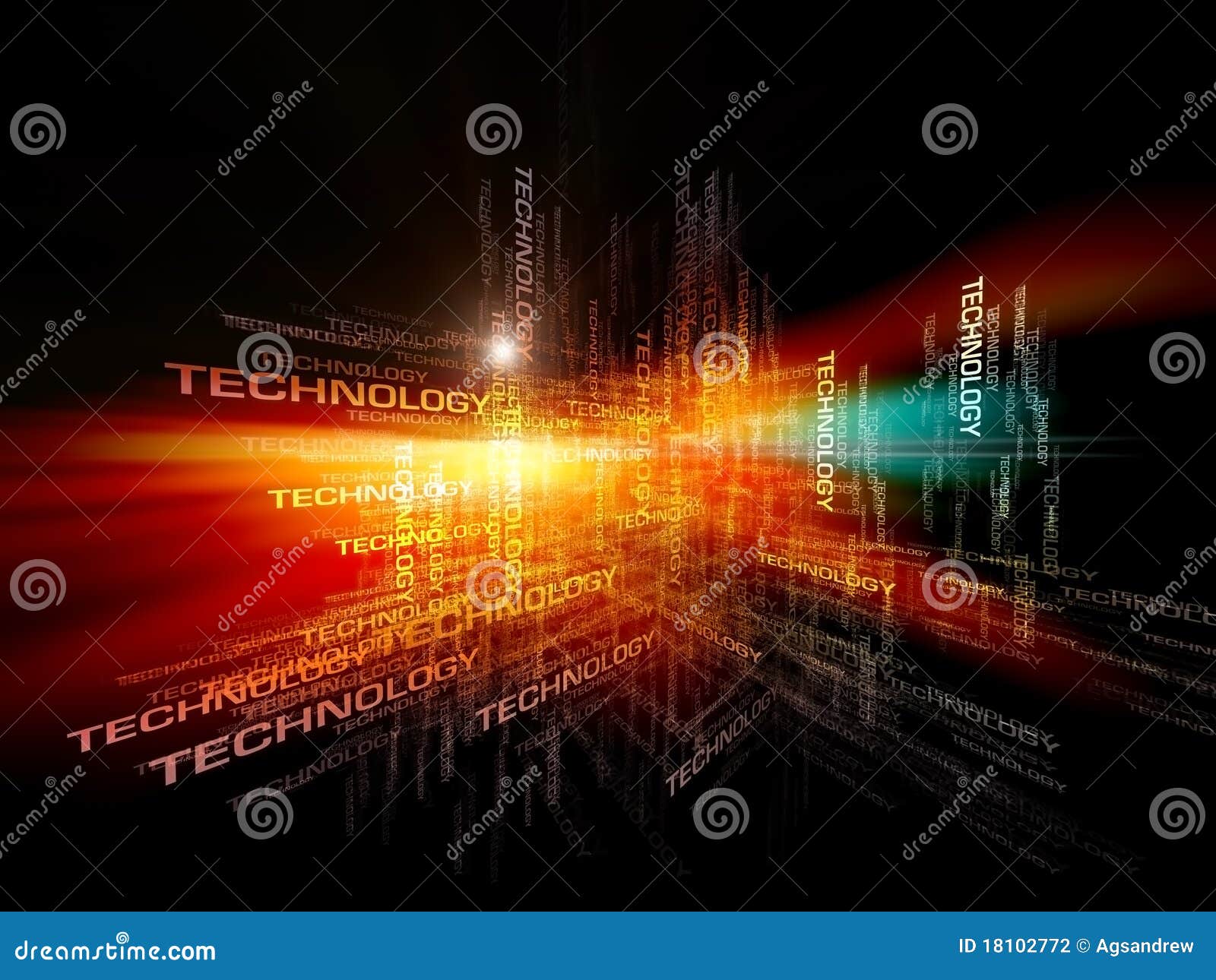 Modern Technology Abstract stock illustration. Illustration of ...